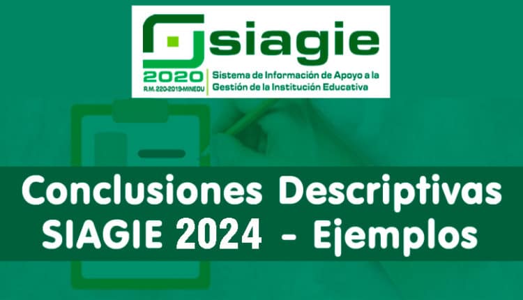 Ejemplos Conclusiones descriptivas SIAGIE 2025 – Plataforma Aprendo en Casa: Horario de aprendo ...